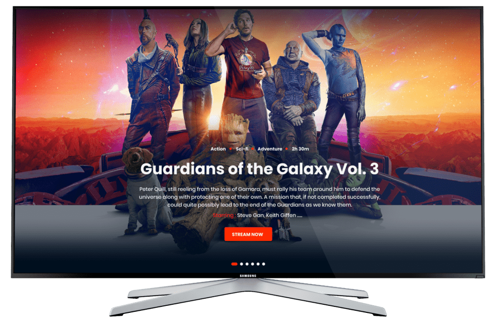 Tizen TV Application - Rock Streamer